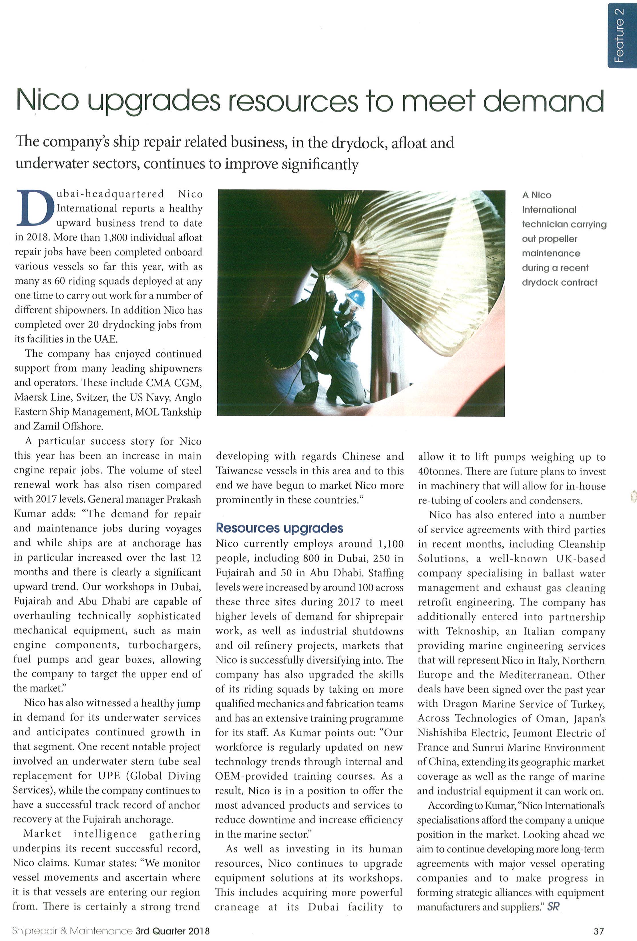 Nico International | Media Coverages